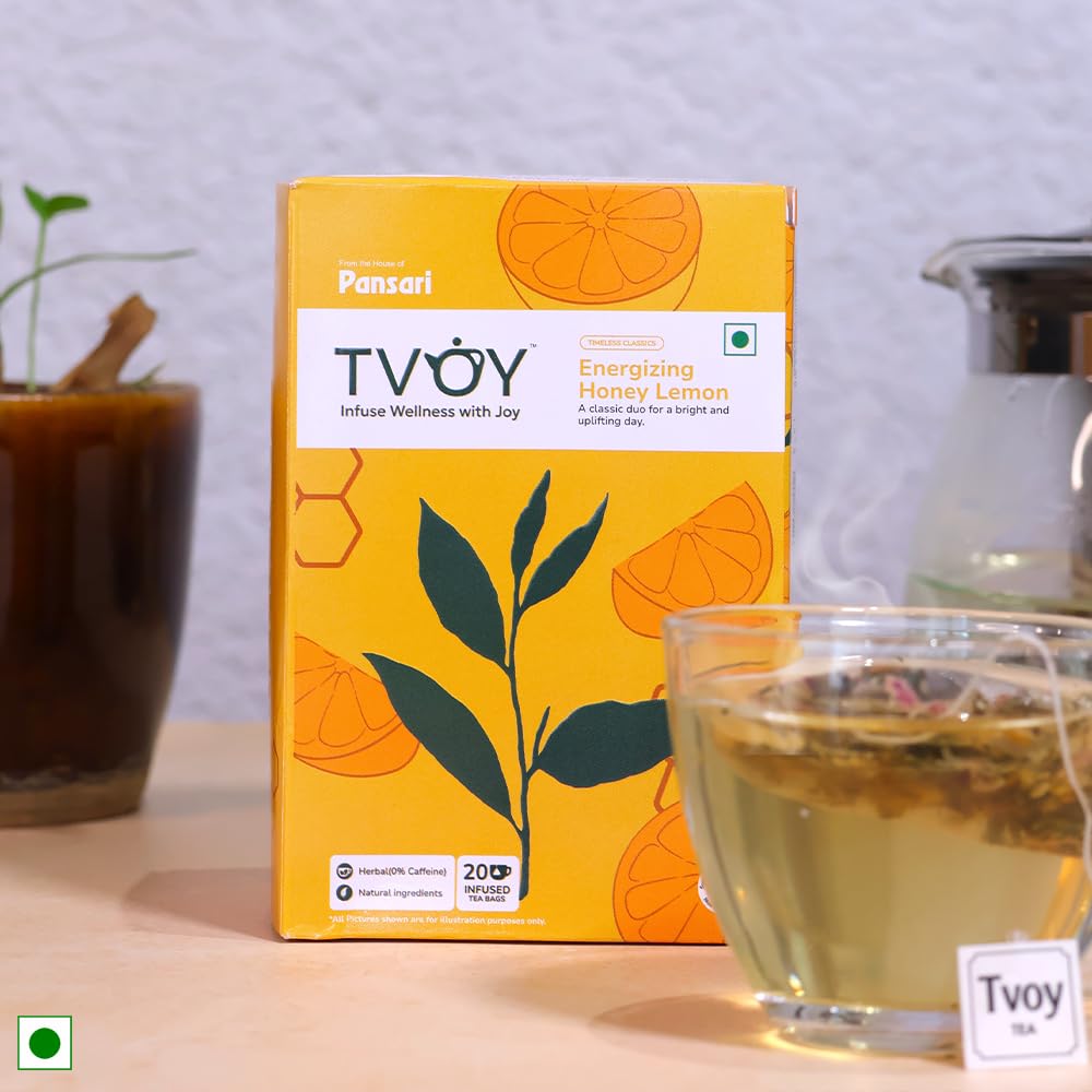 Buy Green Tea with Lemon and Honey 20 dips Online | TVOY